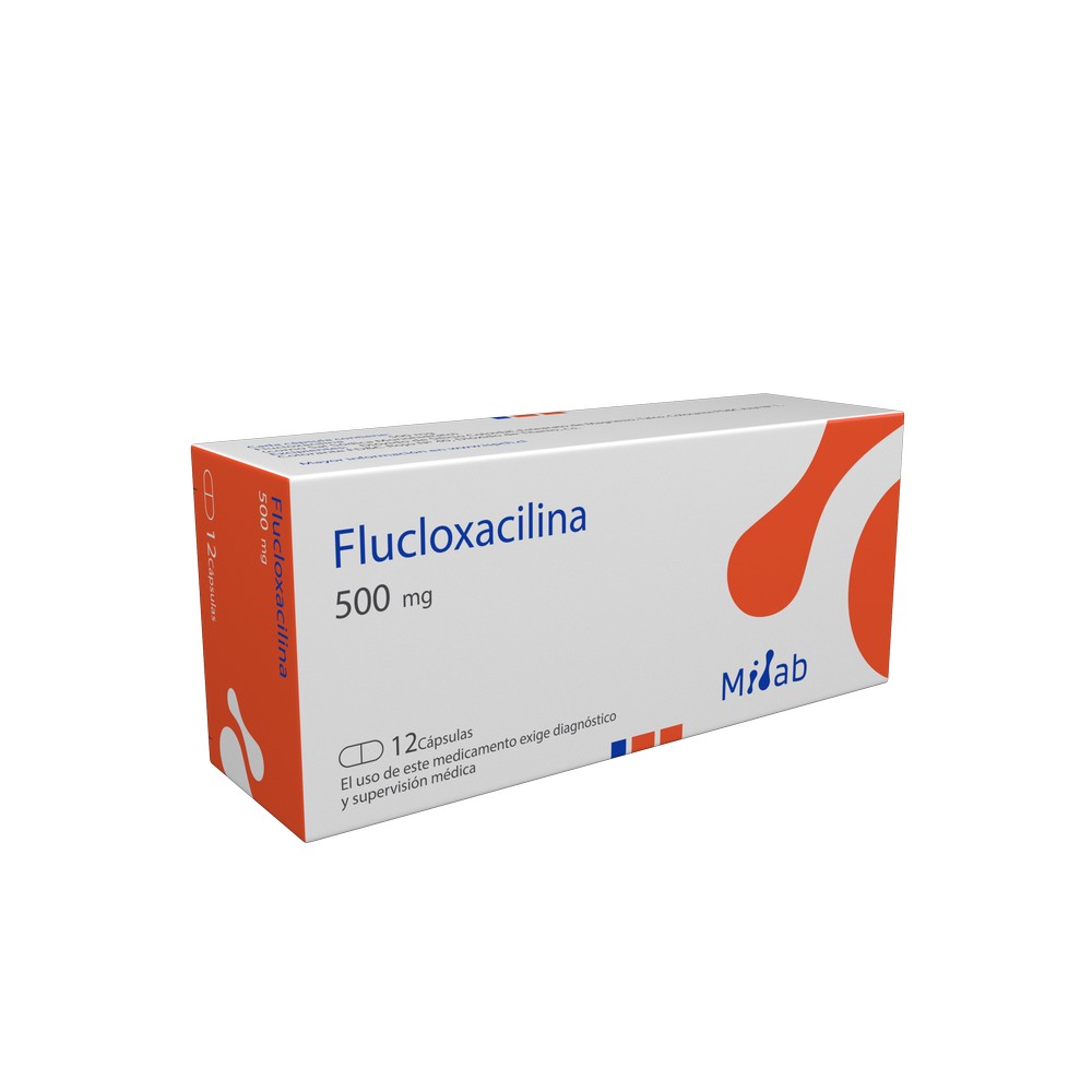 Flucloxacilina 500 mg 12 Capsulas | Cruz Verde