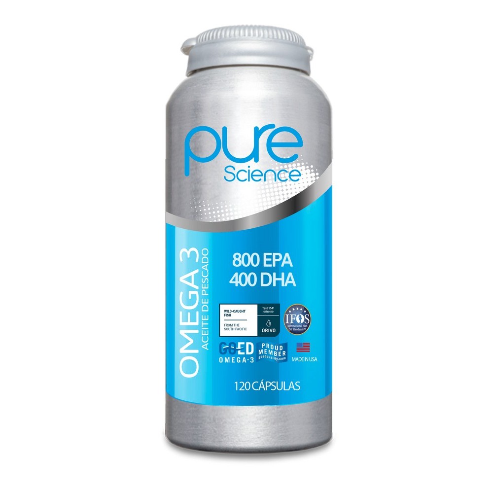 PureScience Omega 3 800/400 120 cápsulas | Farmacias Cruz Verde