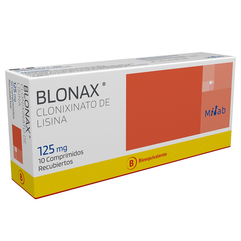 Blonax Clonixinato De Lisina 125 mg 10 Comprimidos | Cruz Verde
