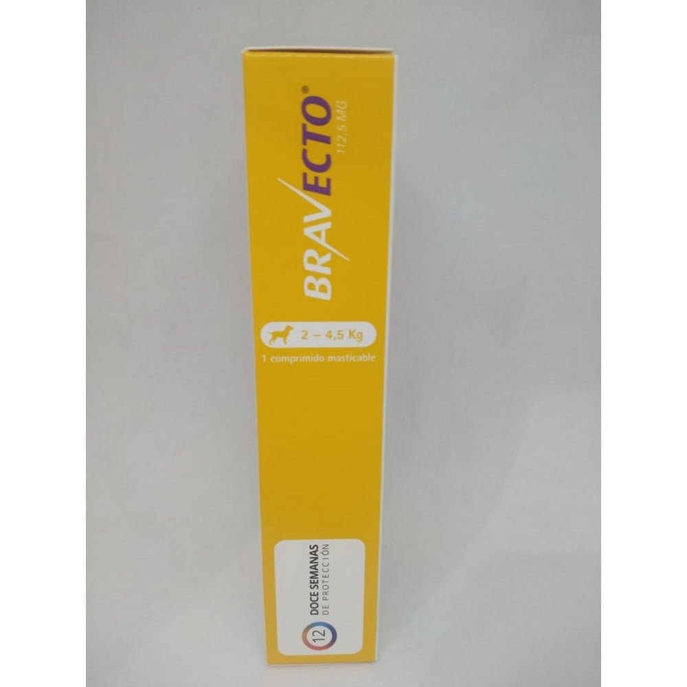 Bravecto Fluralaner 112,5 mg 1 Comprimido Masticable Para Perros | Cruz Verde