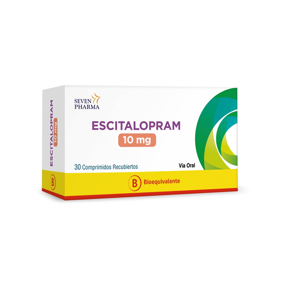 Escitalopram 10 mg 30 Comprimidos | Cruz Verde