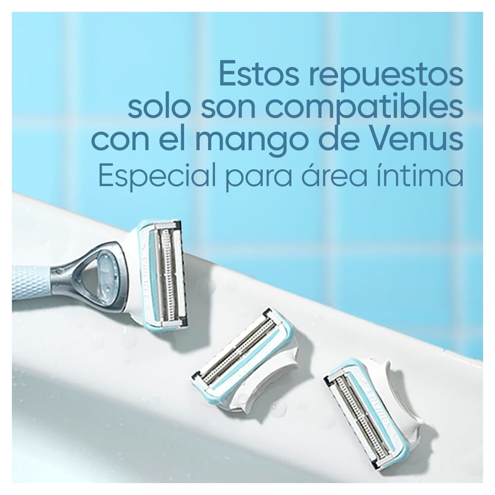 Repuestos Para Afeitar Gillette Venus Especial Para Área Intima 2 Unidades | Cruz Verde