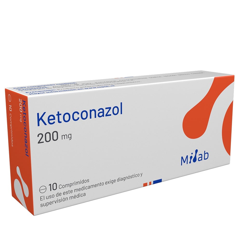 Ketoconazol 200 mg 10 Comprimidos - FarmaCompara