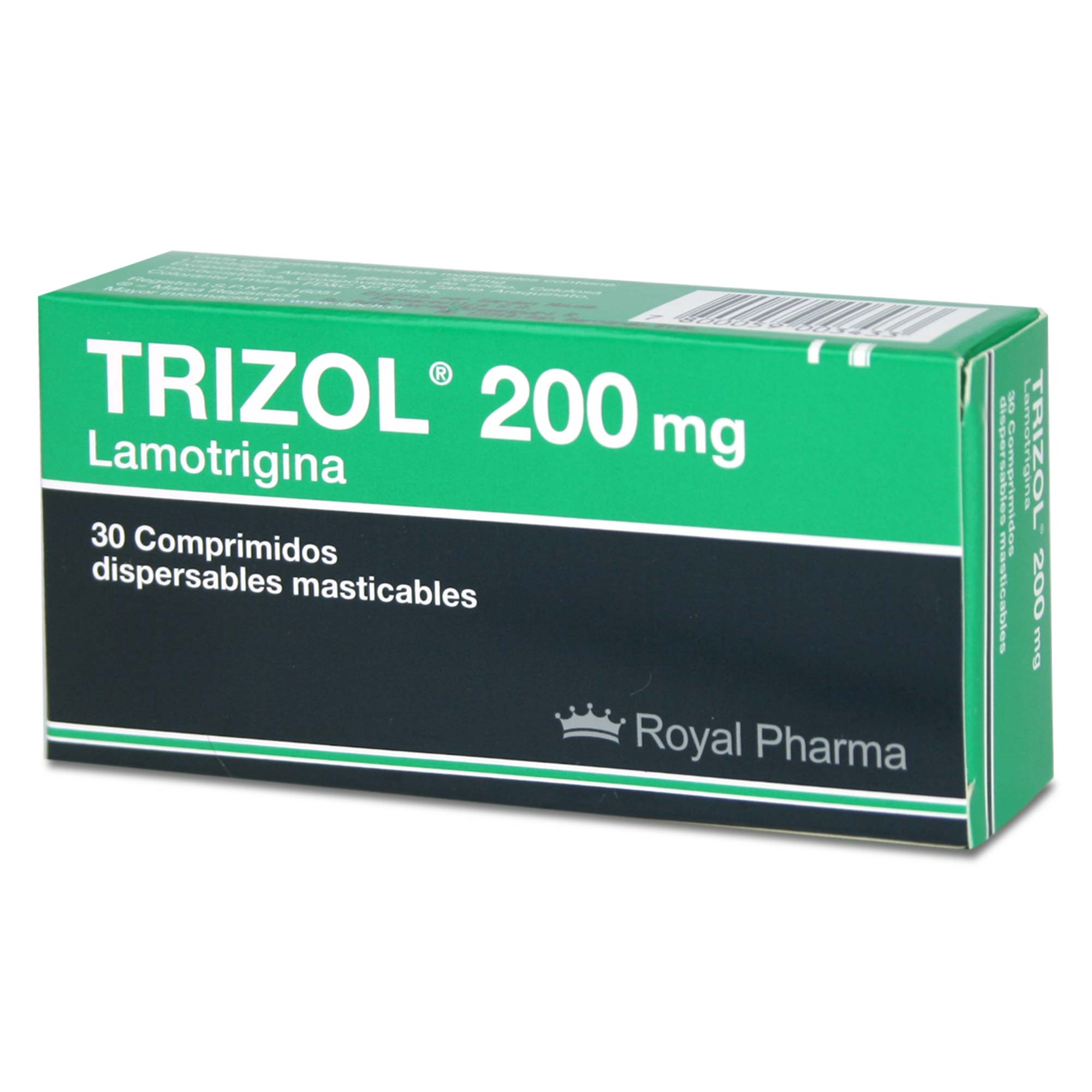 Trizol Lamotrigina 200 mg 30 Comprimidos | Cruz Verde