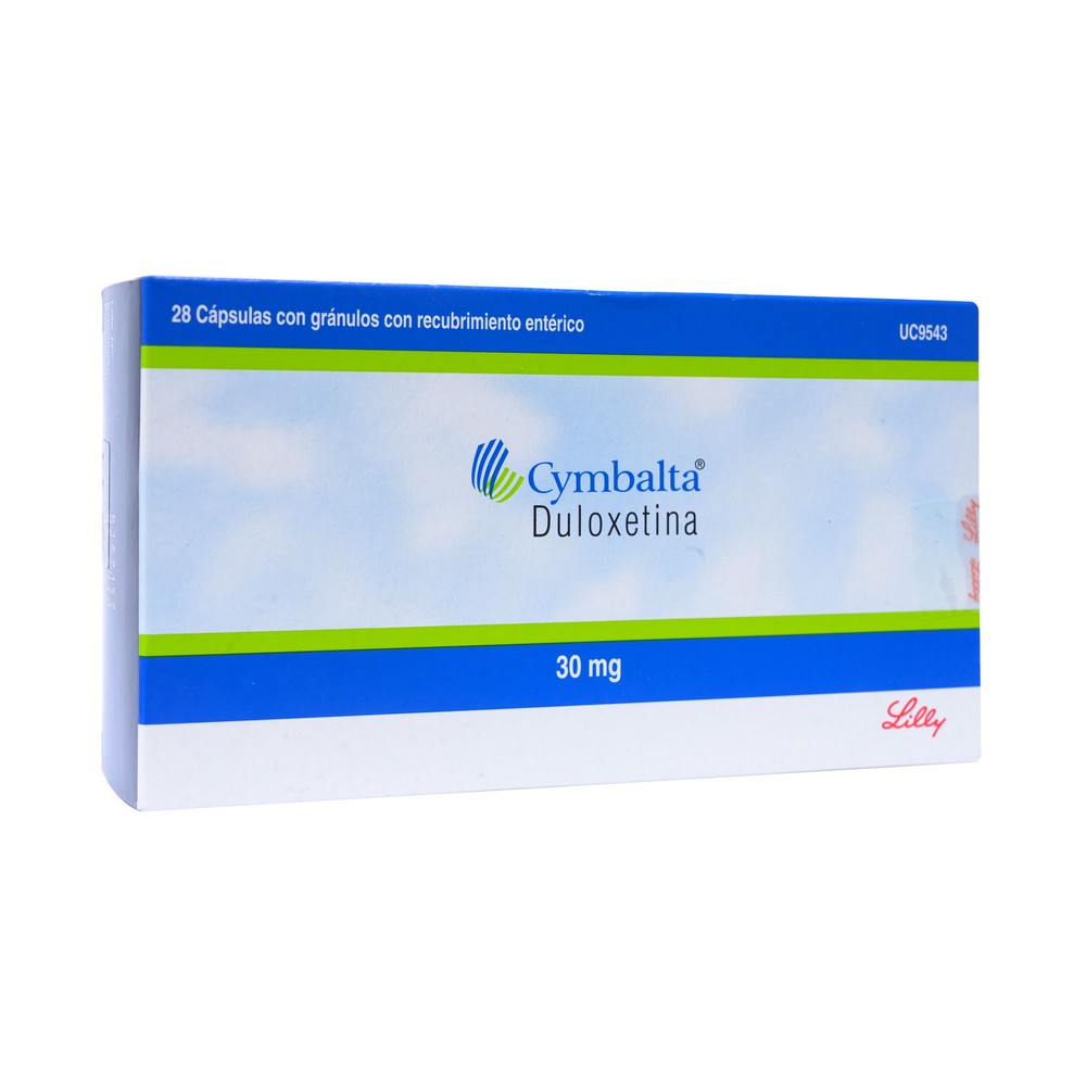Cymbalta Duloxetina 30 mg 28 Cápsulas | Cruz Verde