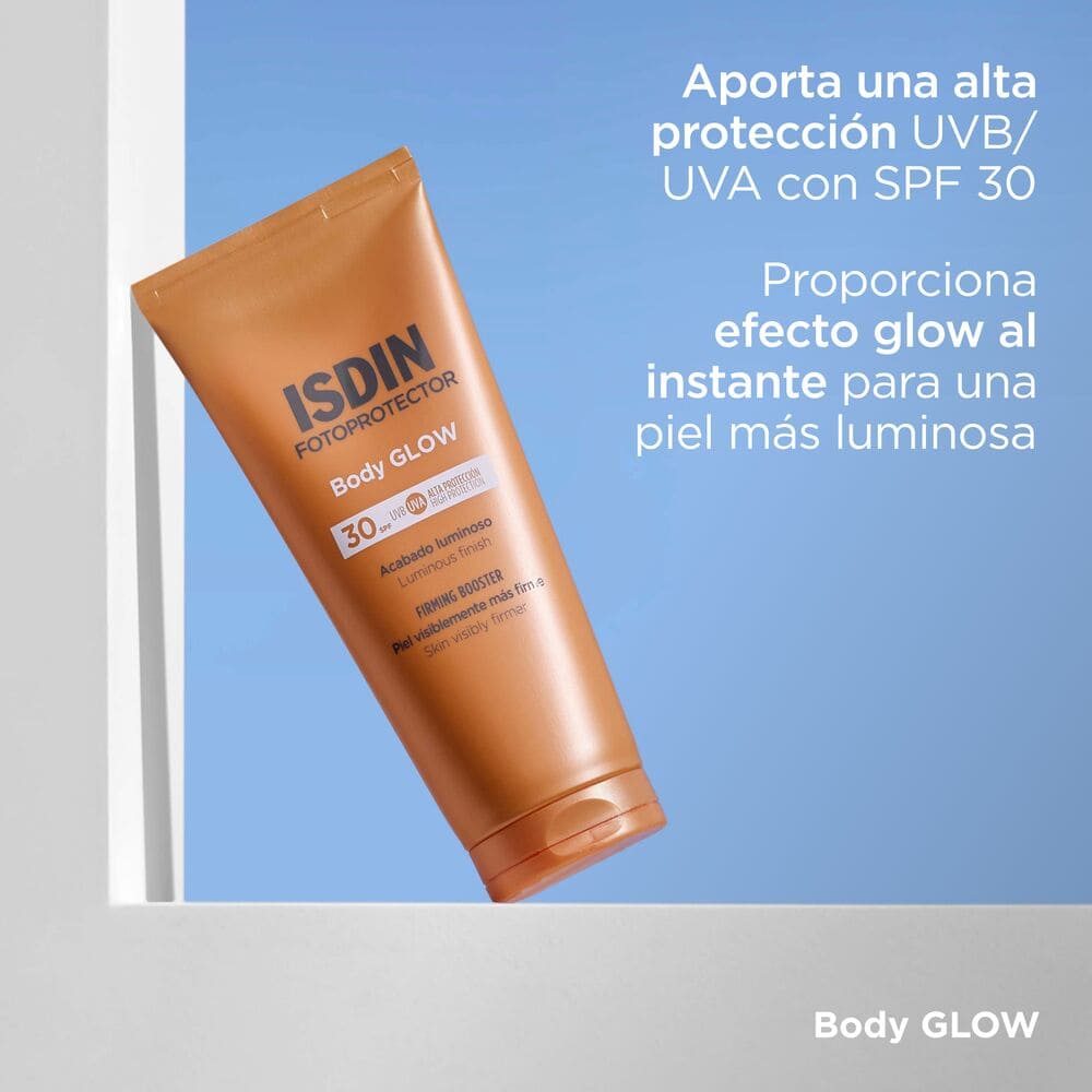 Body Glow SPF30 – Protector solar corporal con efecto Glow 200 ml ...