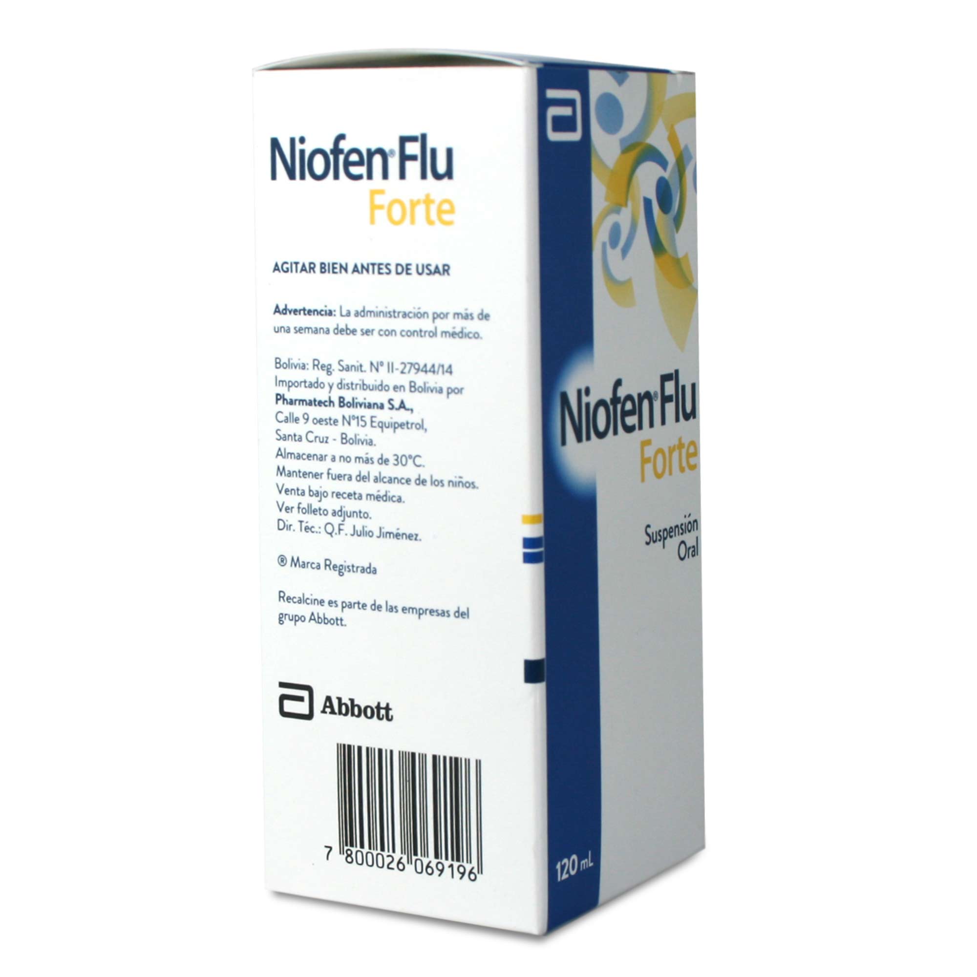 Niofen Flu Forte Ibuprofeno 30 mg Suspensión 120 mL | Cruz Verde
