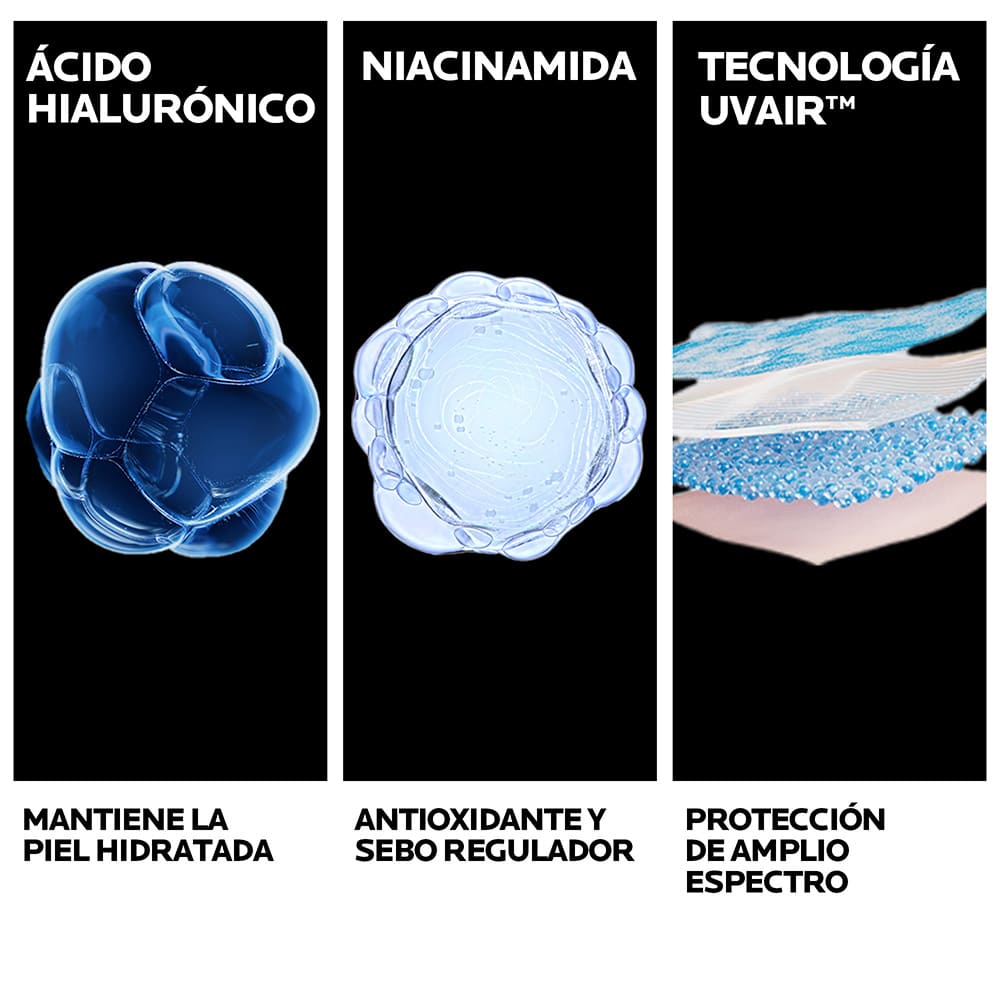 Protector Solar Facial Anthelios UV Air FPS 50+ Textura Ultra Ligera 40 ...