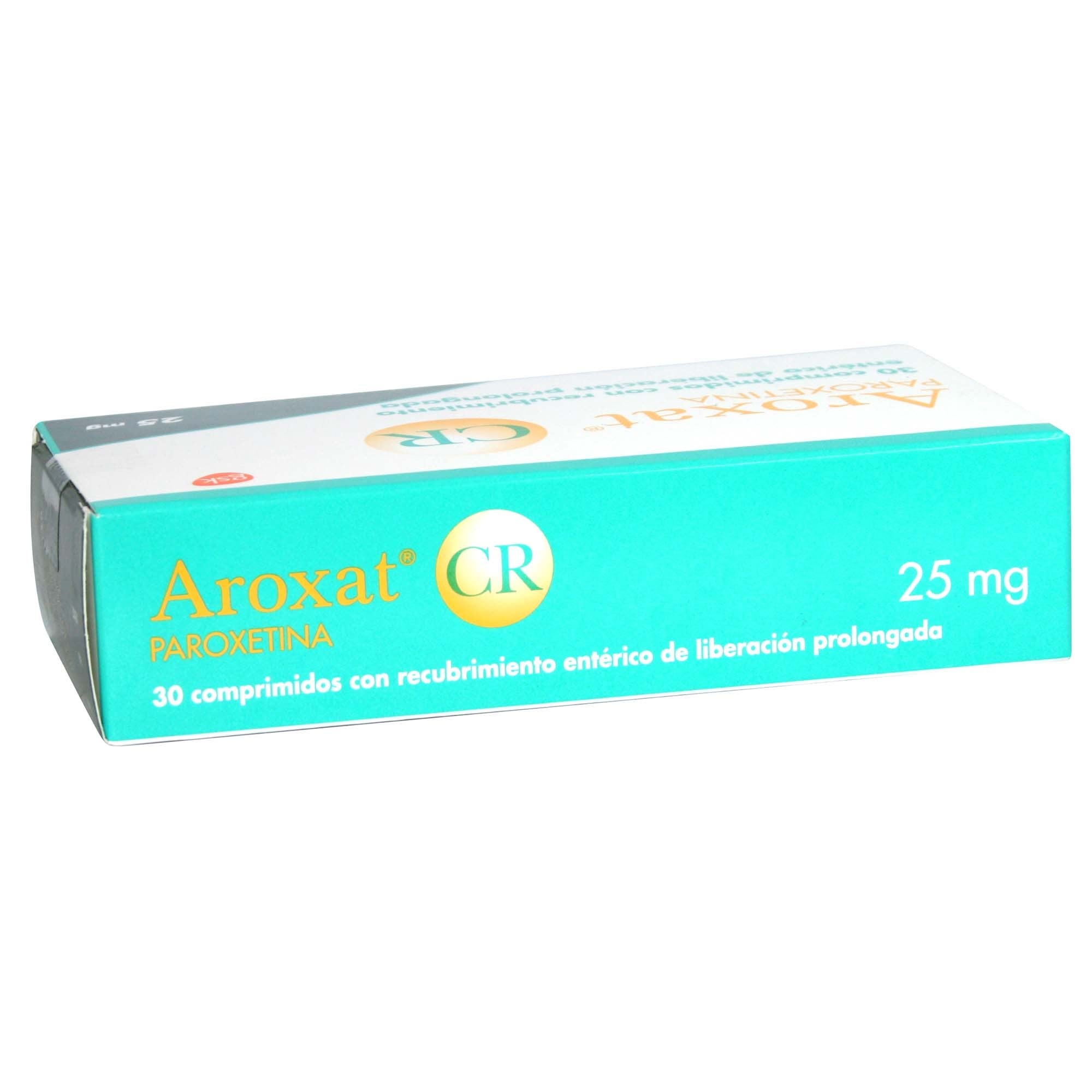 Aroxat CR Paroxetina 25 mg 30 Comprimidos | Cruz Verde