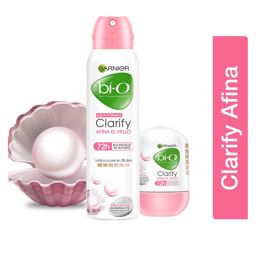 Garnier Clarify Afina 48H Desodorante Spray Antitranspirante 150 mL ...