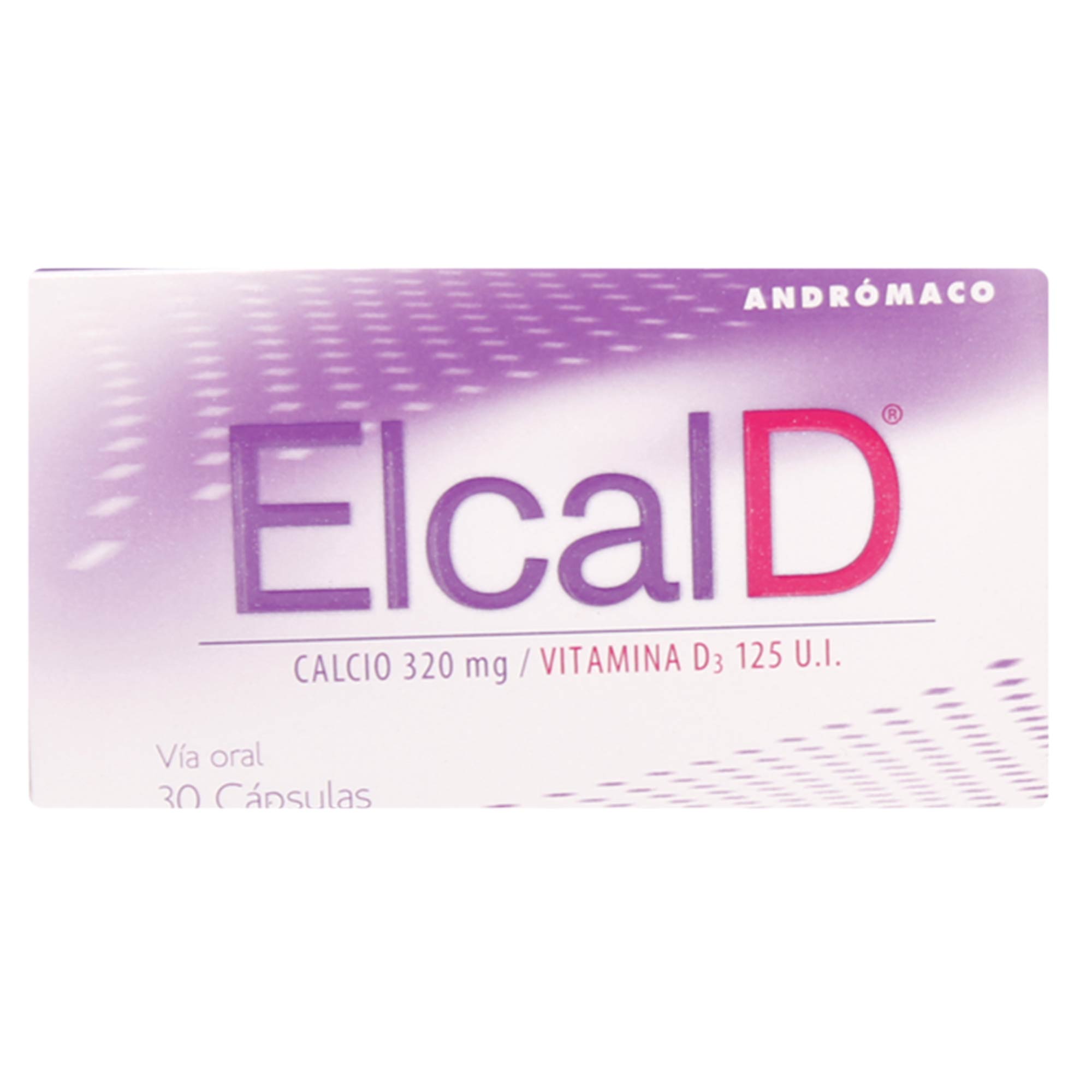 Elcal-D Calcio 320 mg 30 Cápsulas - FarmaCompara