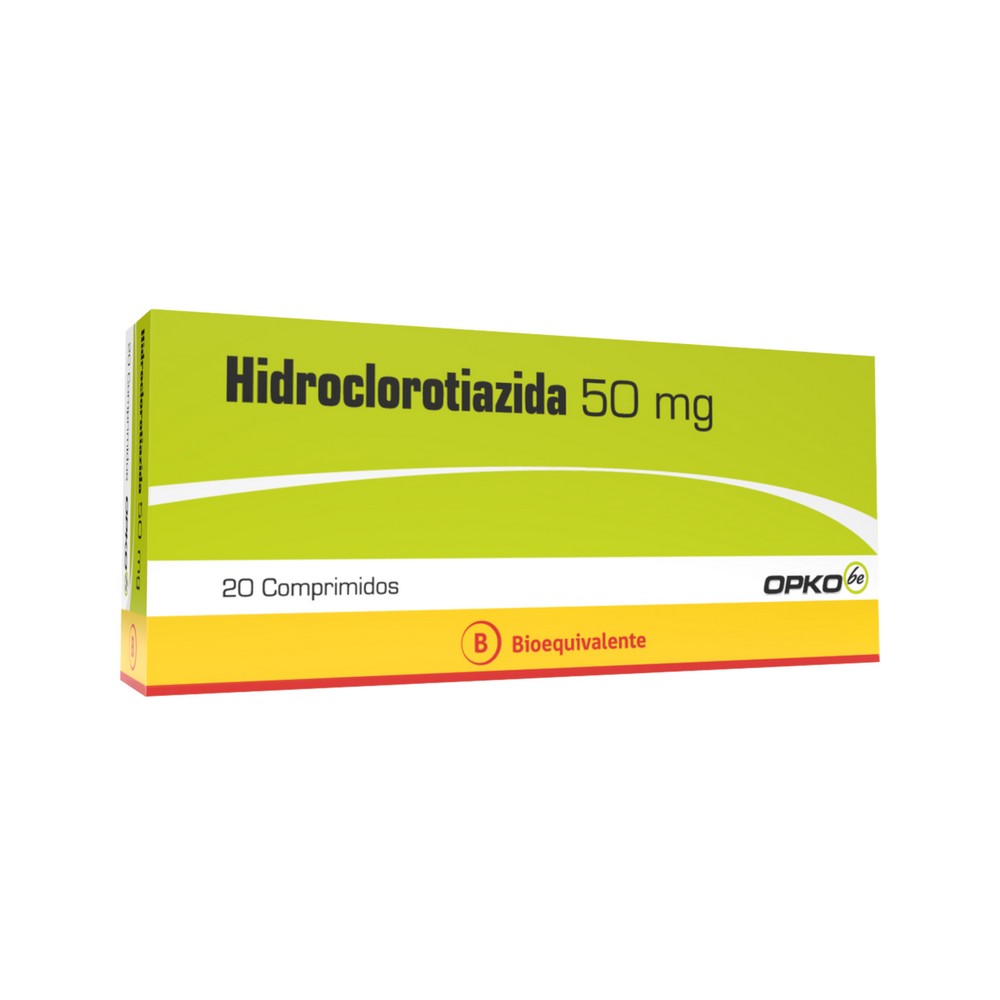 Hidroclorotiazida 50 mg 20 Comprimidos | Cruz Verde