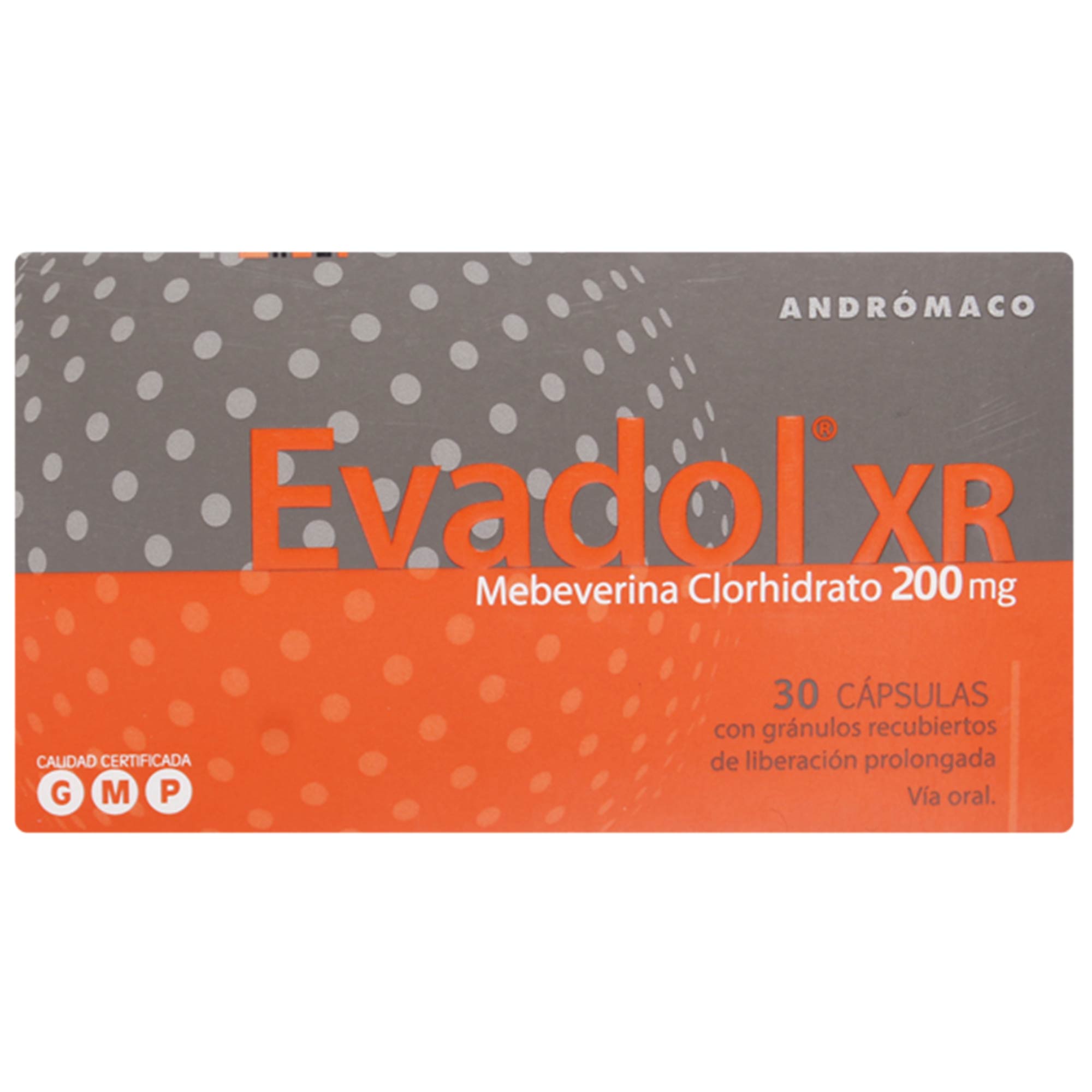 Evadol XR Mebeverina 200 mg 30 Cápsulas | Cruz Verde