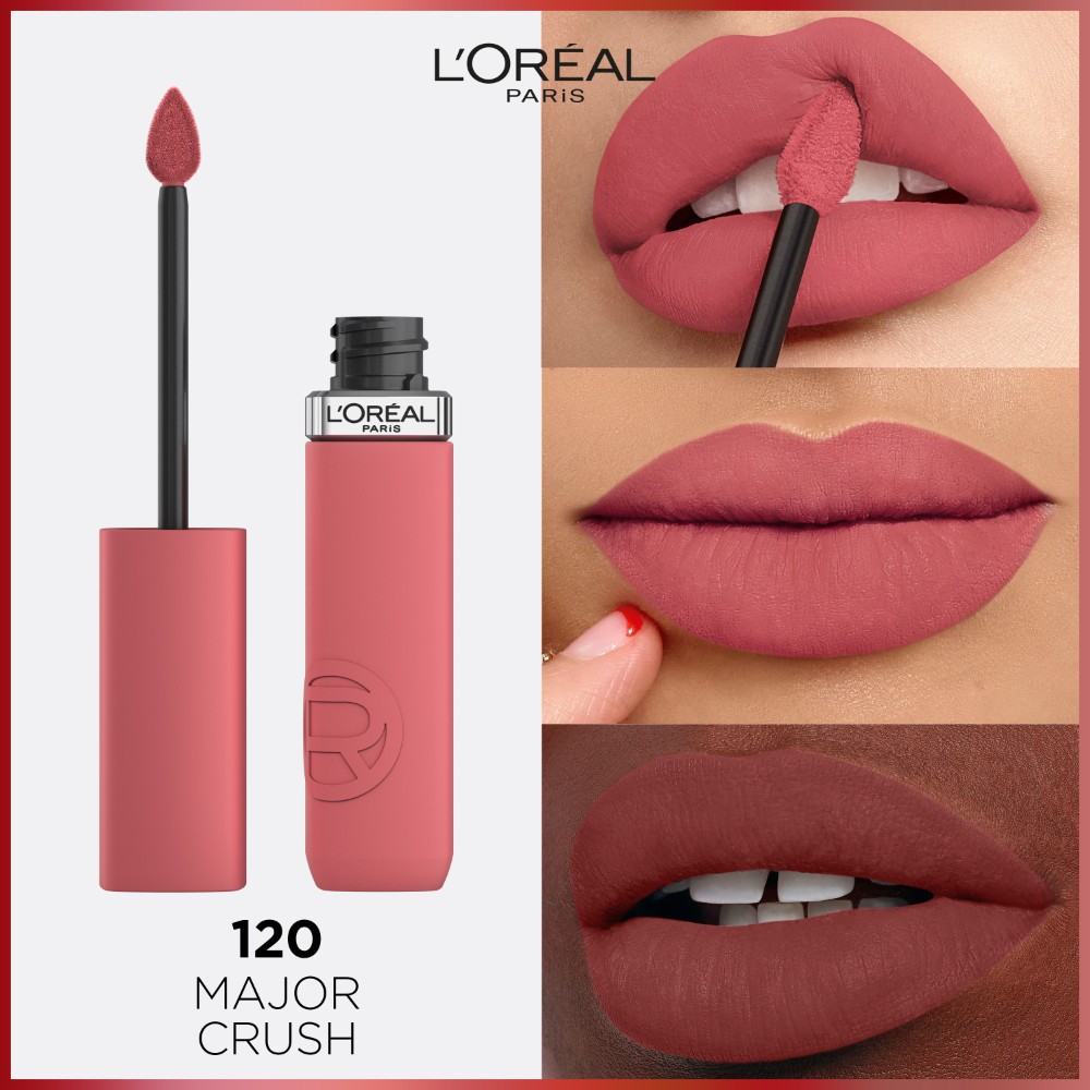 Labial Líquido Infallible Le Matte Resistance 120 Major Crush 2.7 ml ...