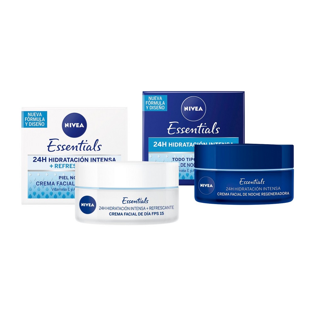 Essentials Hidratación Piel Normal Crema Facial Día 50 mL + Crema ...