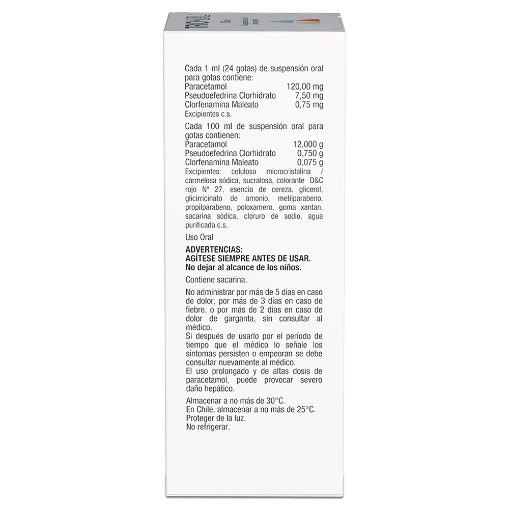 Trio-Val Paracetamol 120 mg Gotas 15 mL | Cruz Verde