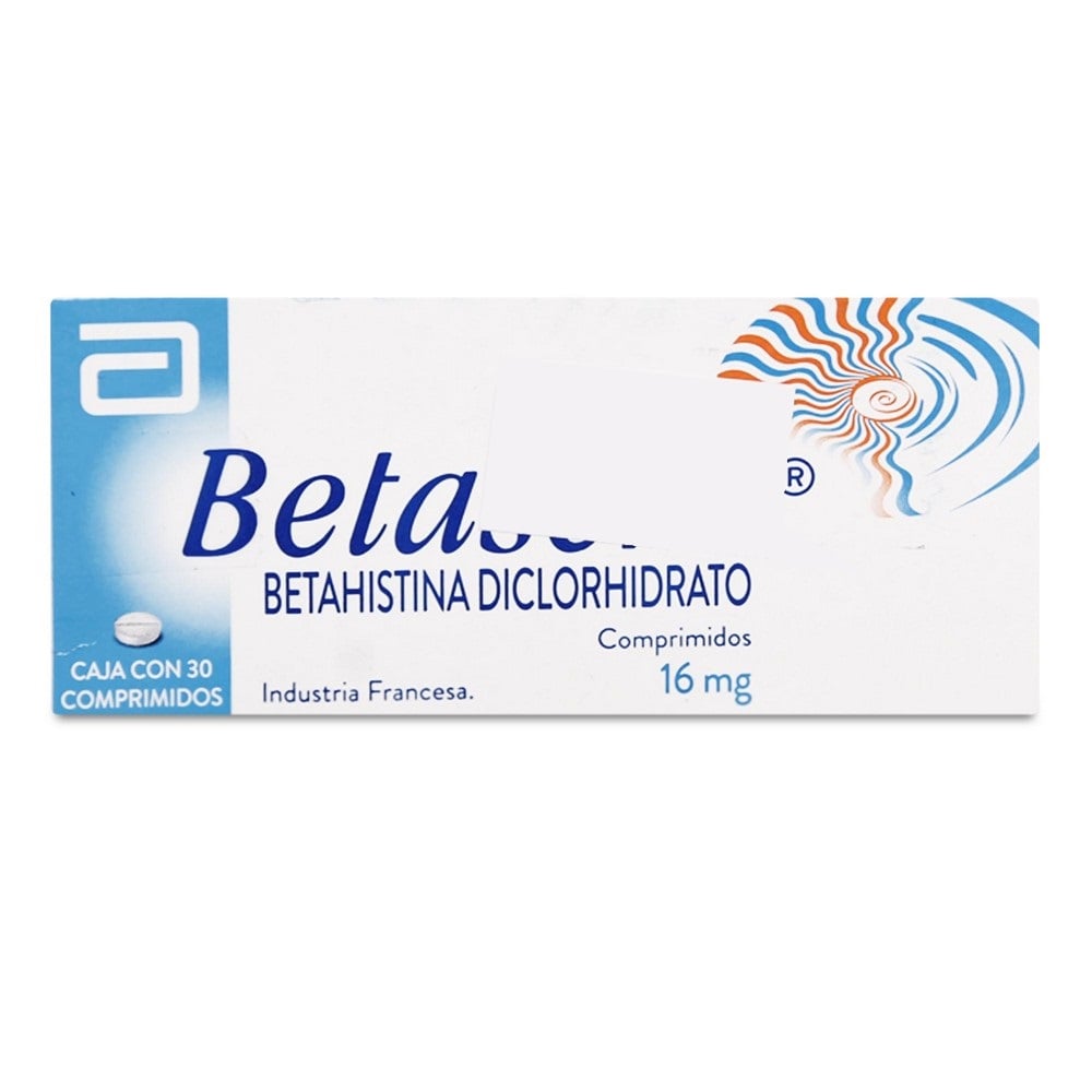 Betaserc Betahistina 16 mg 30 Comprimidos | Cruz Verde