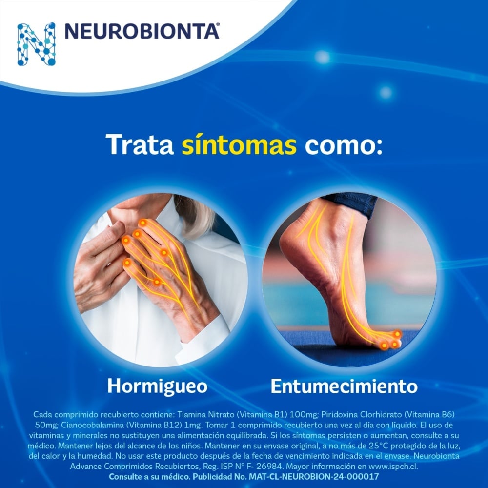Neurobionta Advance 60 Tabletas | Cruz Verde