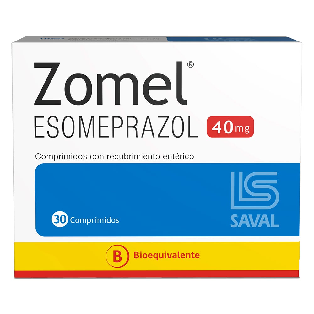 Zomel Esomeprazol 40 mg 30 comprimidos | Cruz Verde