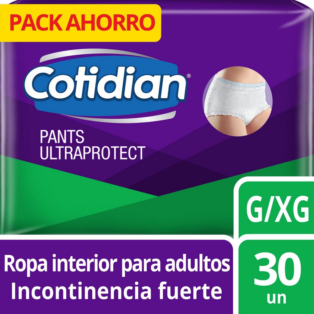 Ropa Interior desechable Ultraprotect talla G/XG x 30 unidades | Cruz Verde