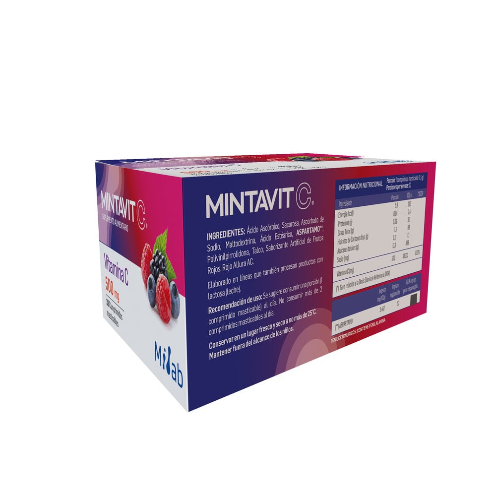 Mintavit C 500 mg 32 Comprimidos | Cruz Verde