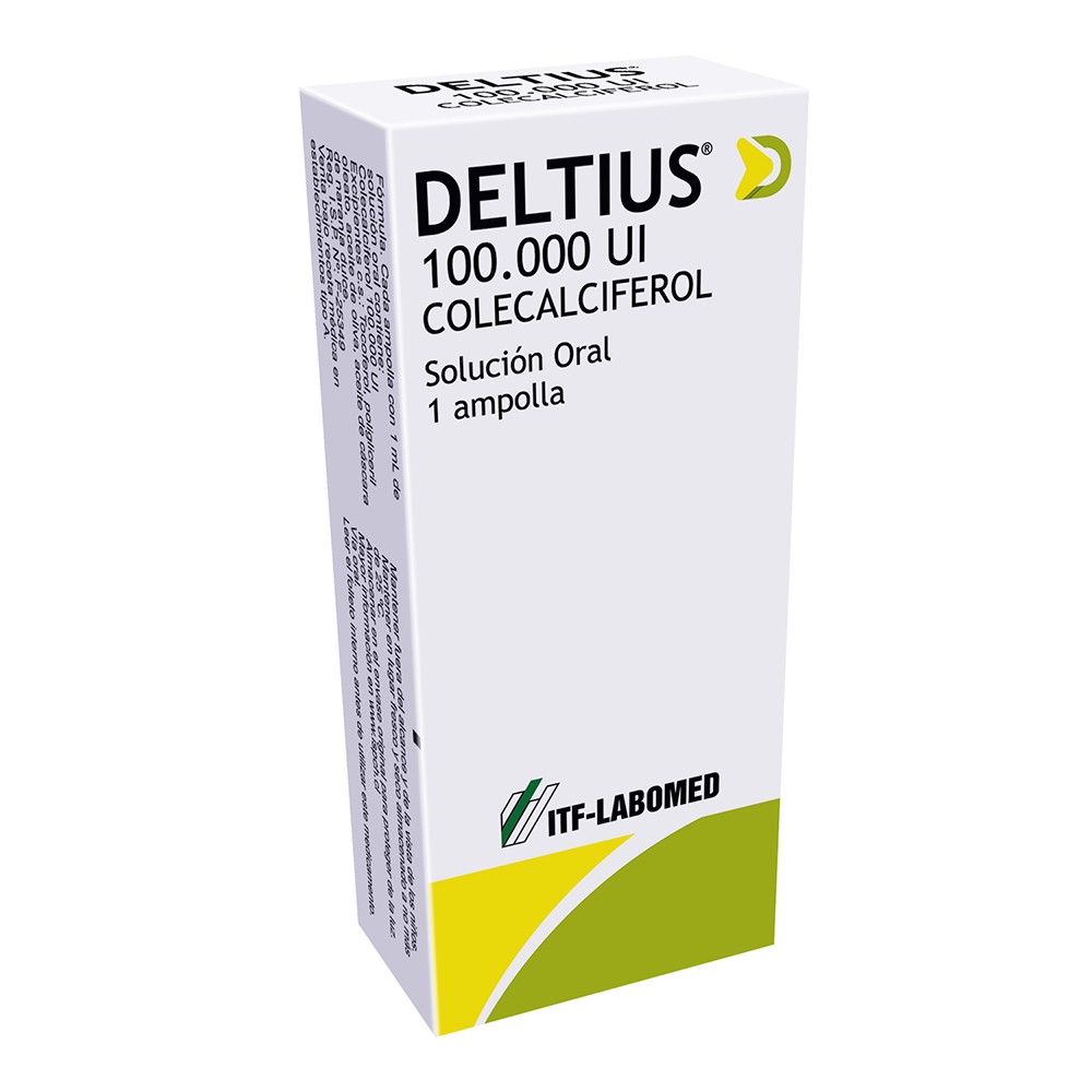 Deltius Colecalciferol 100.000 UI 1 Ampolla Bebible | Cruz Verde
