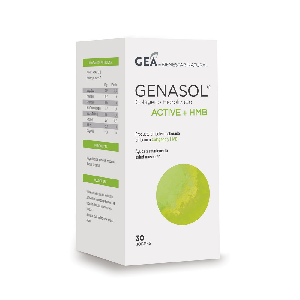 Genasol HMB 30 sobres Colágeno Hidrolizado 10gr | Cruz Verde