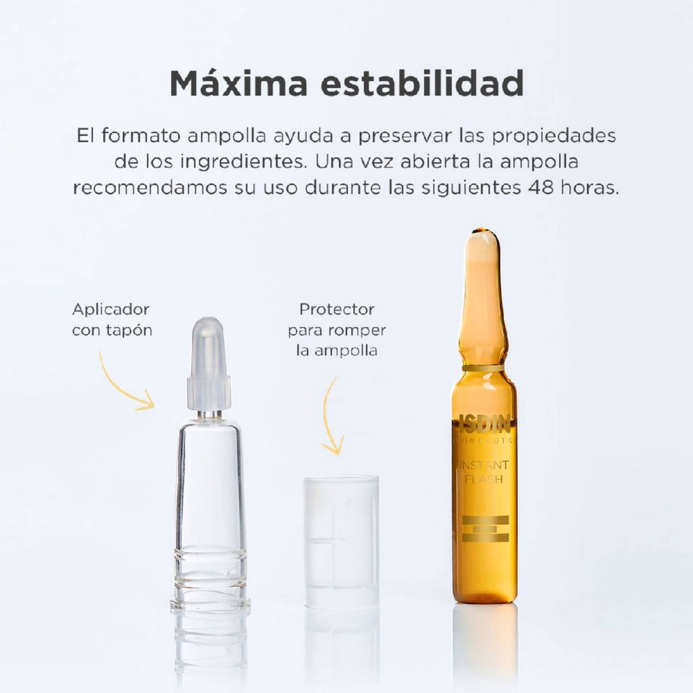Isdinceutics Ampolla Instant Flash Efecto Lifting Inmediato 2 mL X5 | Cruz Verde