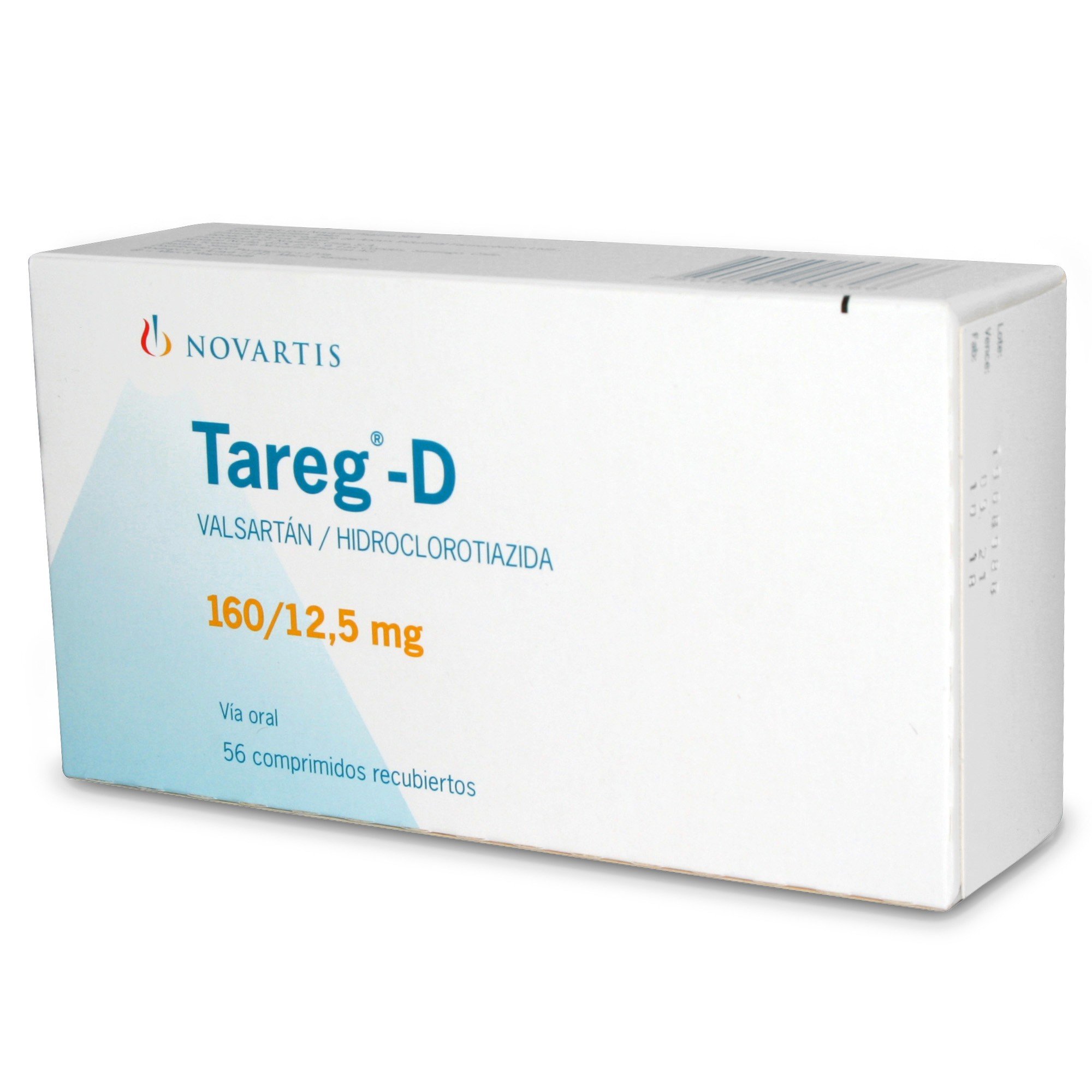 Tareg-D Valsartan 160 mg 56 Comprimidos Recubiertos | Cruz Verde