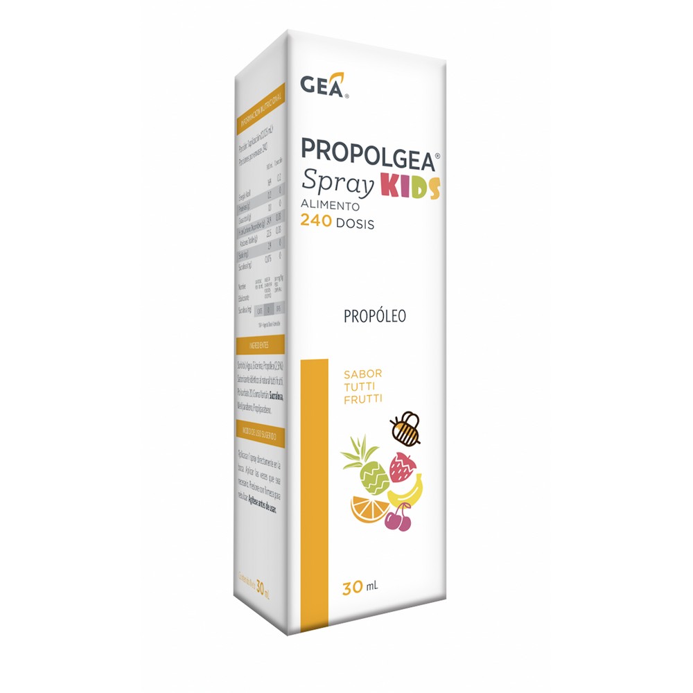 Propolgea Kids Spray Sabor Tutti Frutti Propoleo-Miel 240 Dosis Spray ...