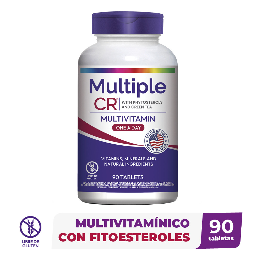 Multivitamínico Multiple CR 90 comprimidos | Cruz Verde
