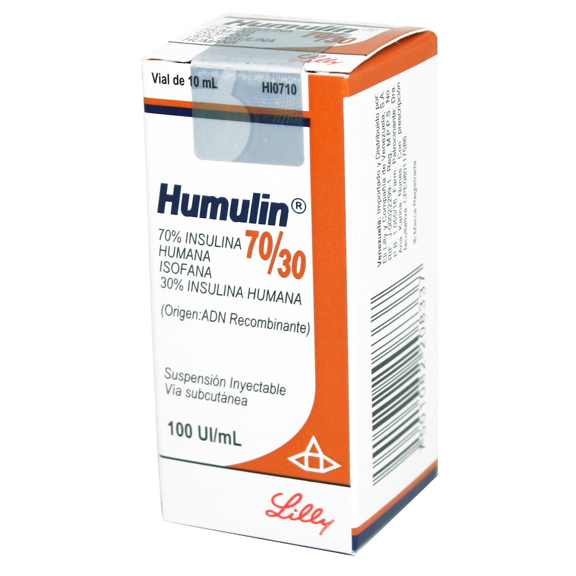Humulin 30/70 Insulinas 30 1 Ampolla | Cruz Verde