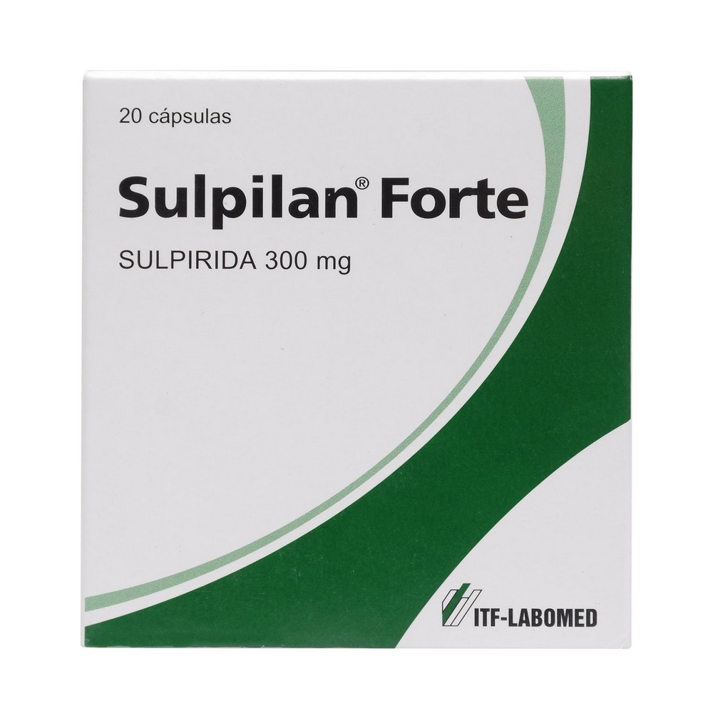 Sulpilan Forte Sulpirida 300 mg 20 Cápsulas | Cruz Verde