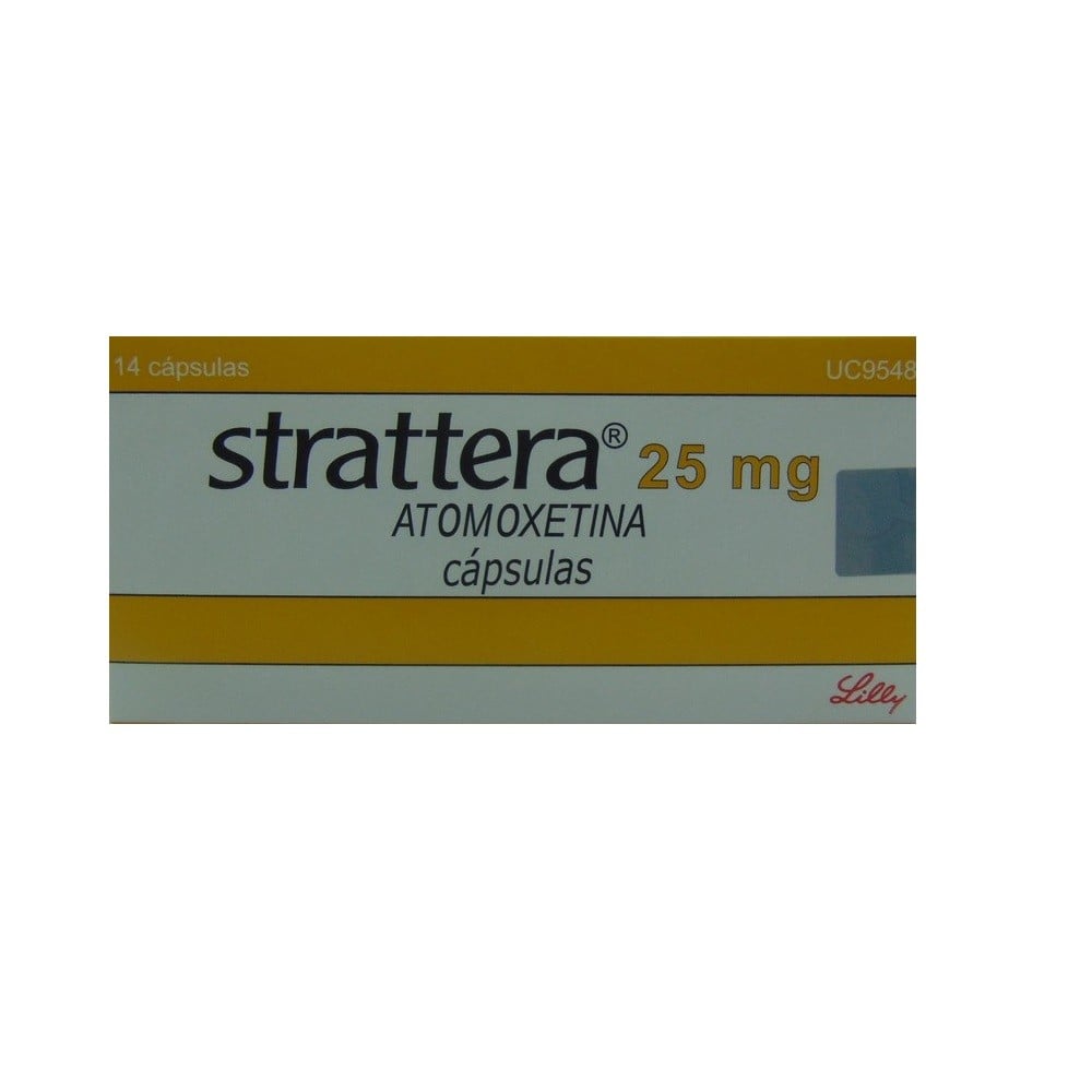 Strattera Atomoxetina 25 mg 14 Cápsulas | Cruz Verde