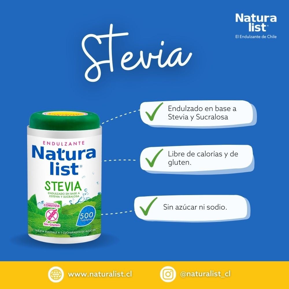 Naturalist Stevia 500 Tabletas | Cruz Verde
