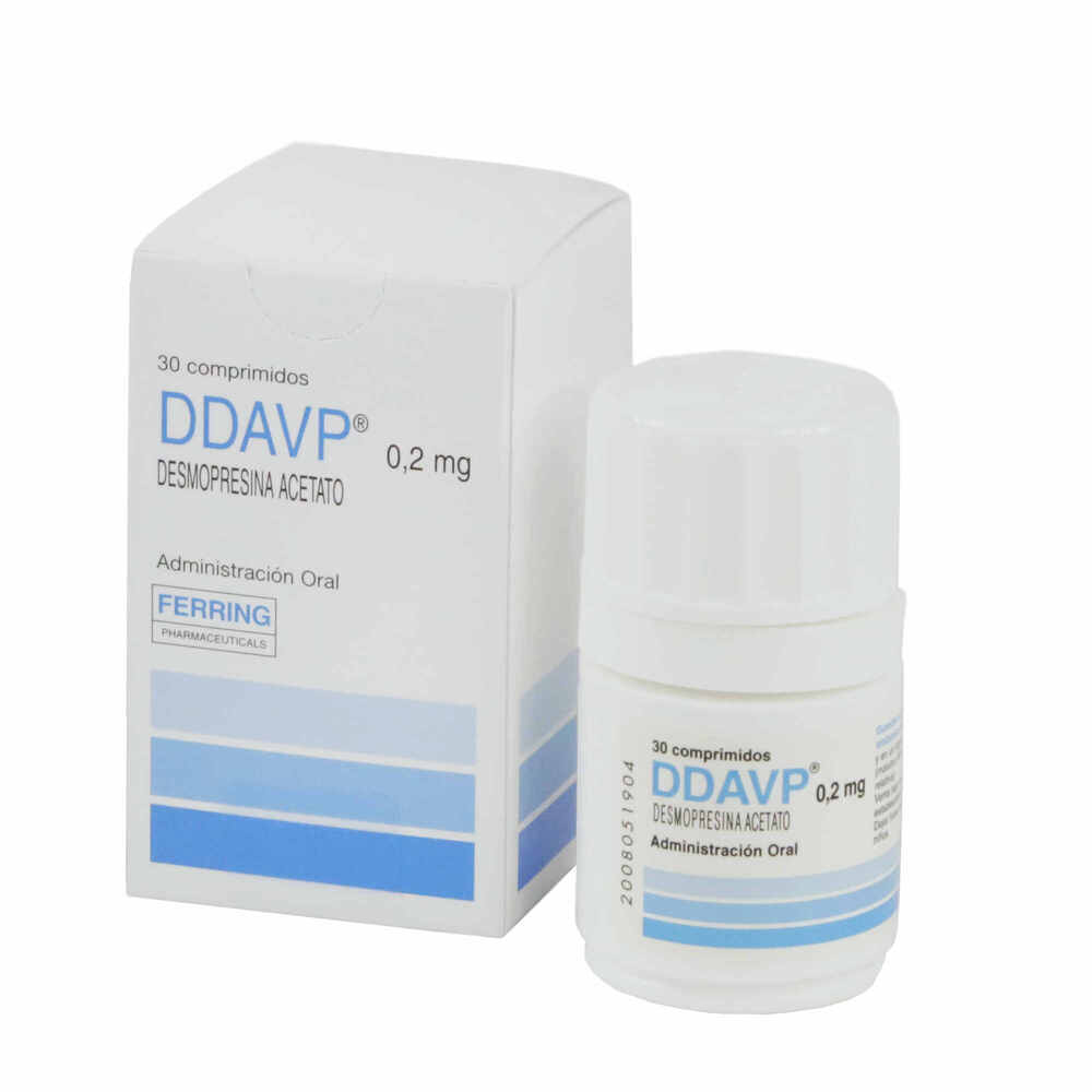 DDAVP Desmopresina 0,2 mg 30 Comprimidos | Cruz Verde