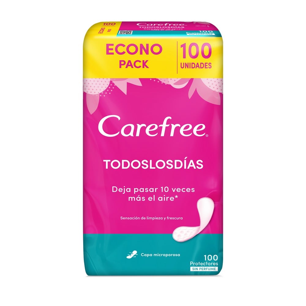 Protector Diario Normal Fresh sin aroma 100 Unidades - FarmaCompara