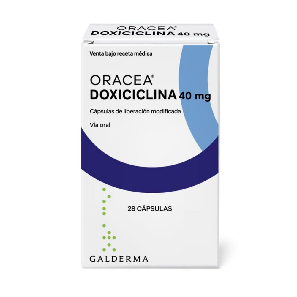 Oracea Doxiciclina 40 mg 28 Cápsulas Liberación Prolongada | Cruz Verde