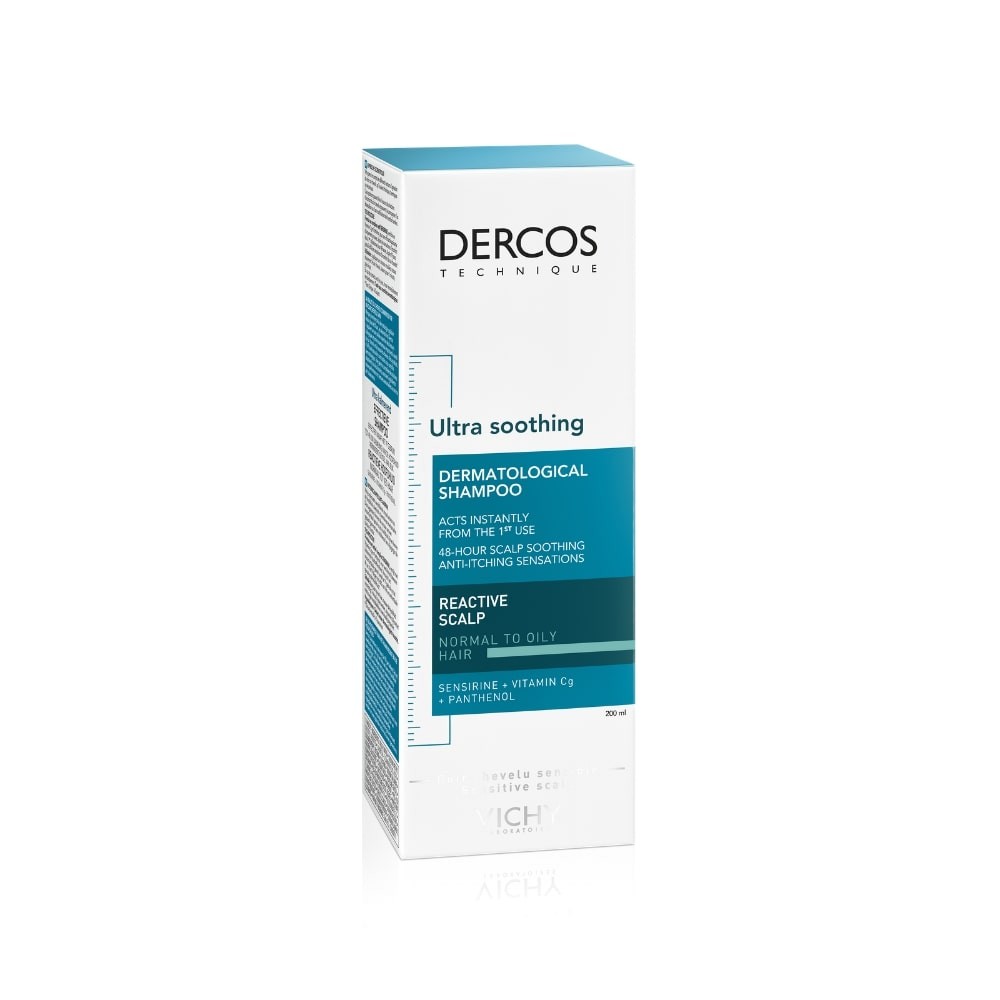 Dercos Shampoo Ultra Calmante Cuero Cabelludo Sensible Cabello Normal ...