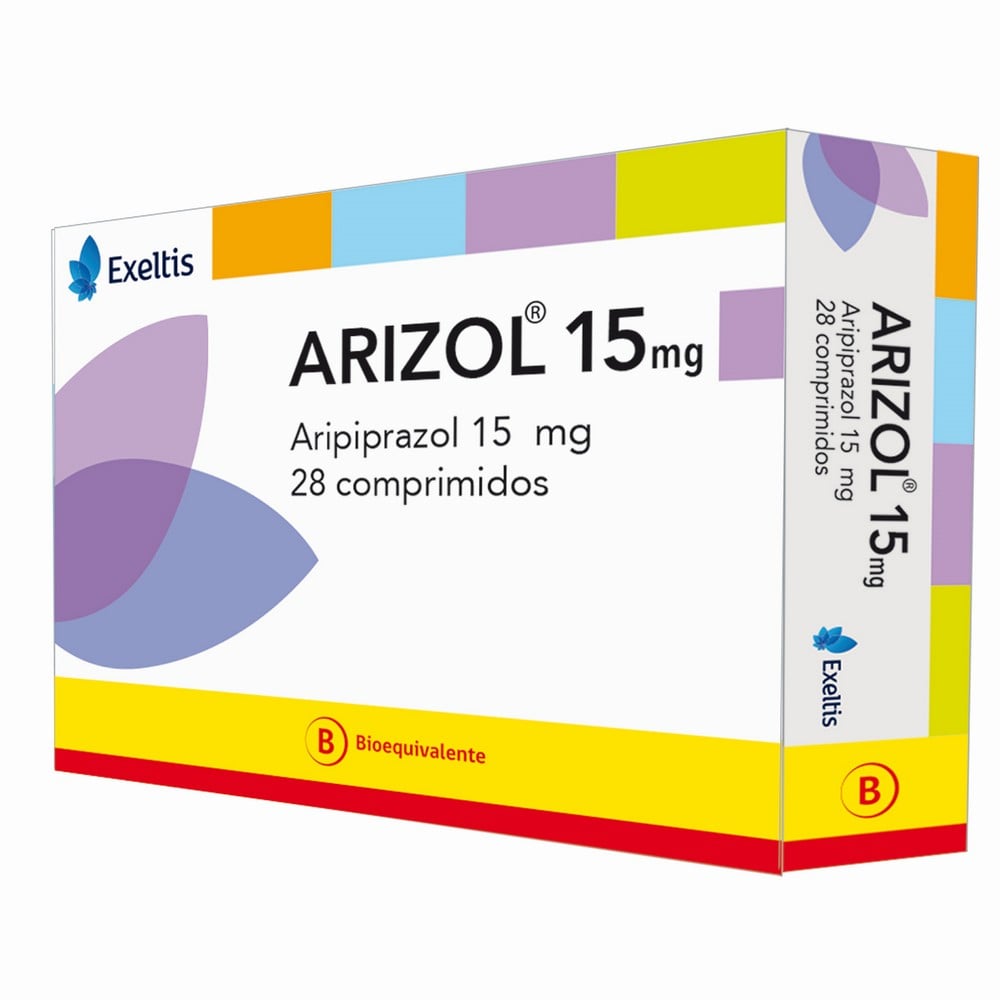 Arizol Aripiprazol 15 mg 28 Comprimidos | Cruz Verde