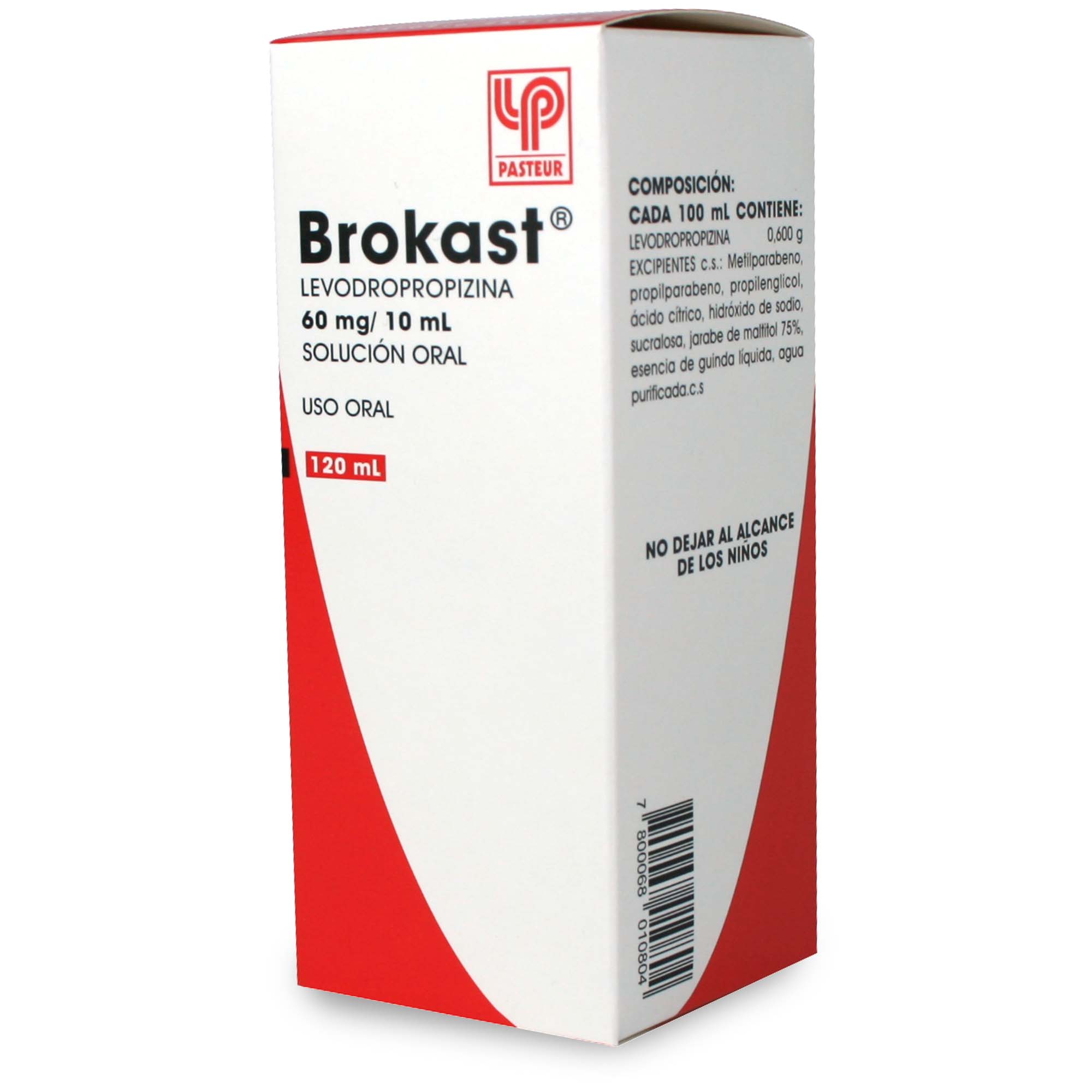 Brokast Levodropropizina 60 mg/10ml Solución Oral 120 mL | Cruz Verde