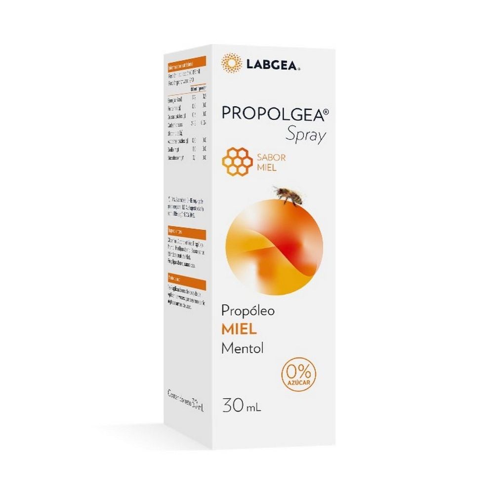 Propolgea Spray de Propoleo, Miel y Mentol 30 mL - FarmaCompara