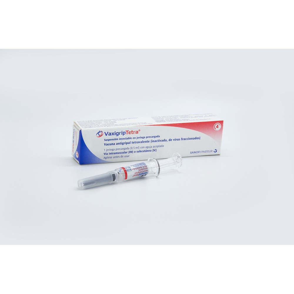 Vaxigrip Tetra suspensión inyectable en jeringa prellenada de 0.5 mL ...