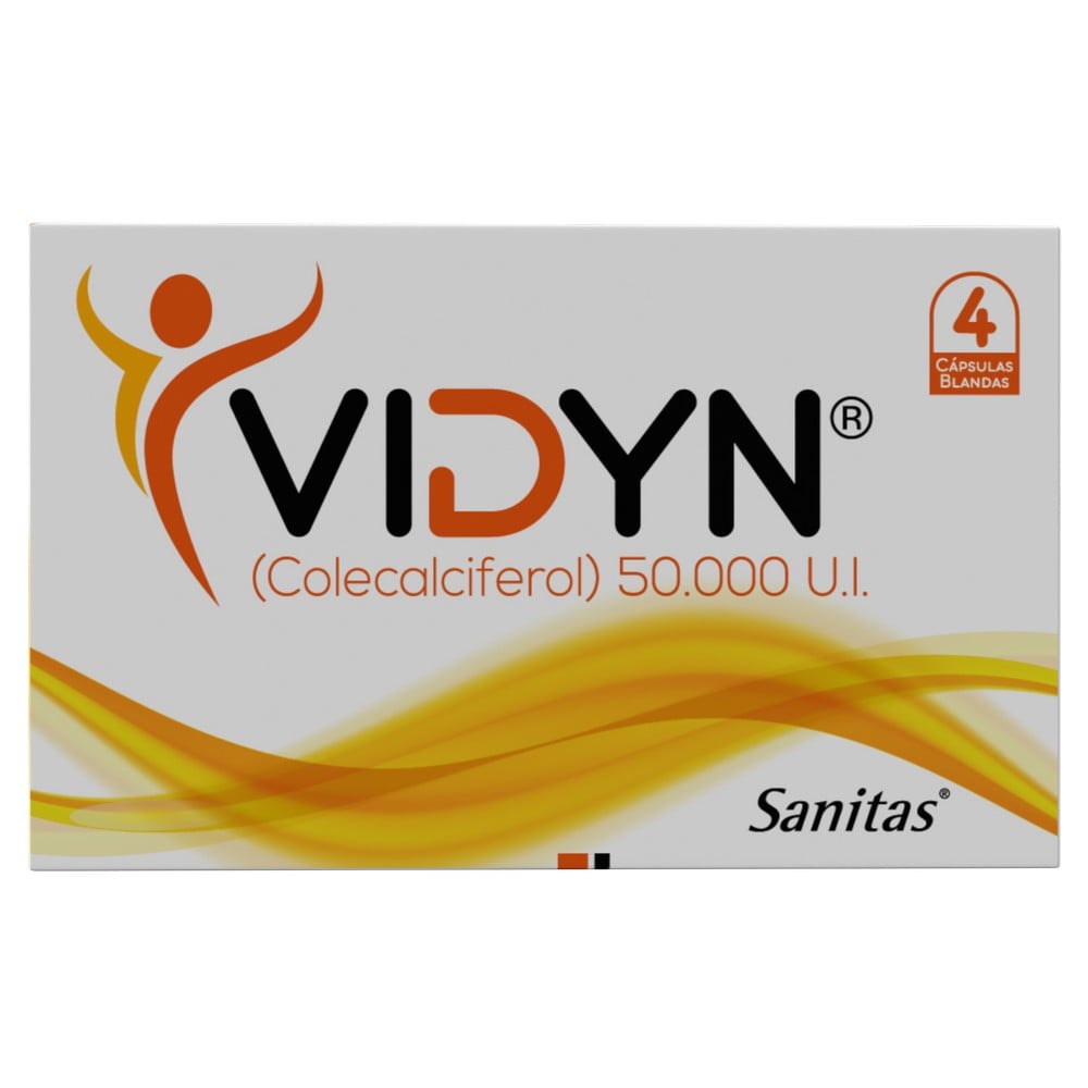Vidyn Vitamina D3 50.000 Ui 4 Cápsulas Blandas | Cruz Verde