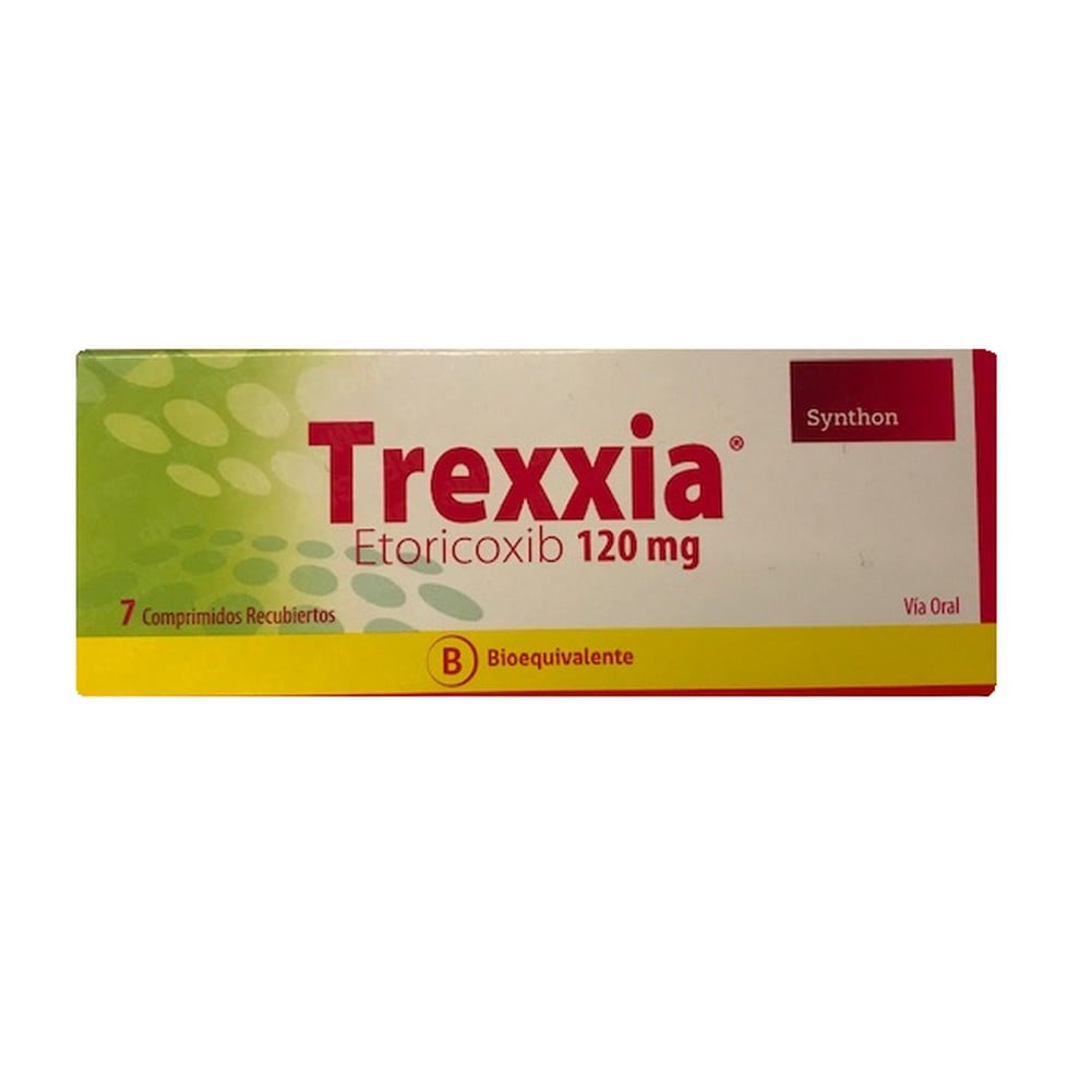 Trexxia Etoricoxib 120 mg 7 Comprimidos Recubiertos