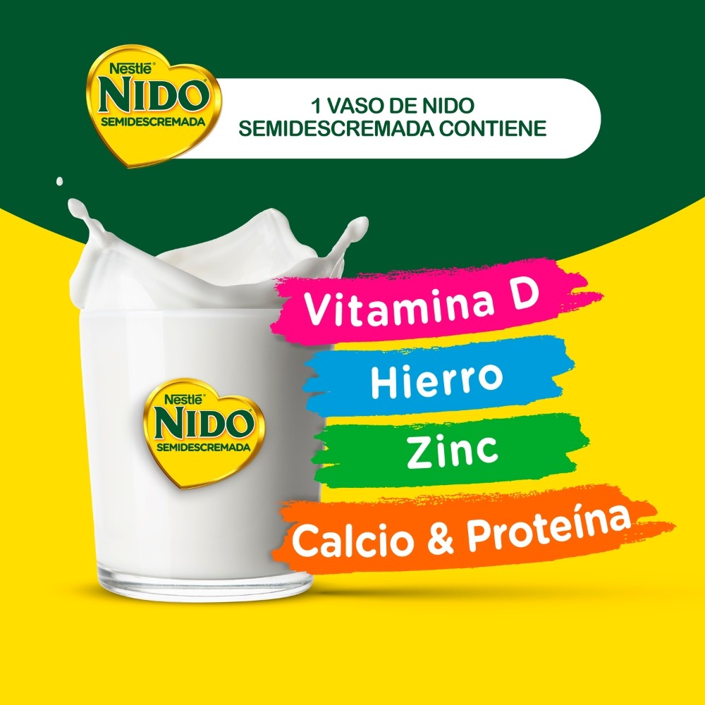 Leche en Polvo Familiar Semidescremada 1350 gr | Cruz Verde