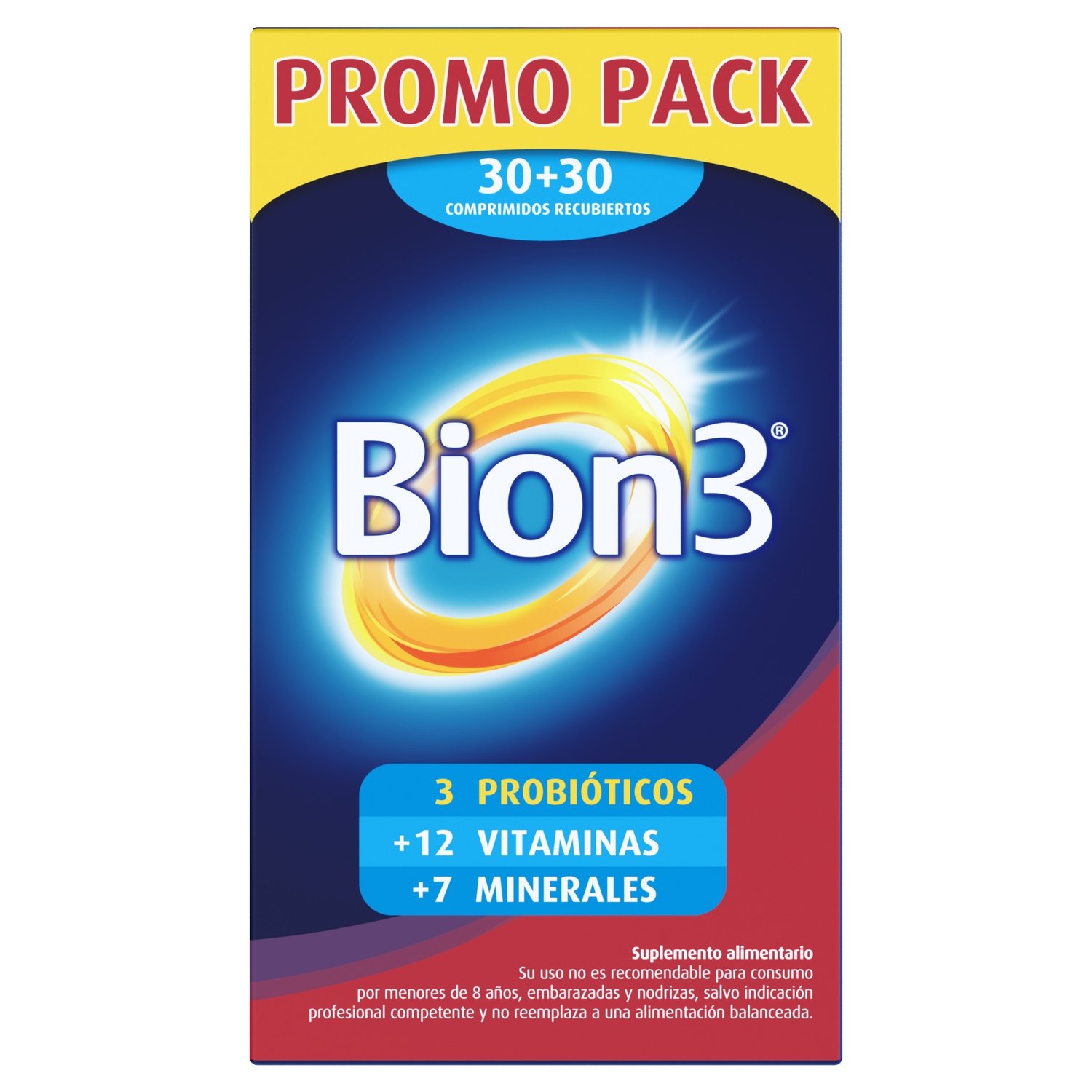 Bion 3 Suplemento Alimentario 60 Comprimidos Recubiertos (Promo Pack ...