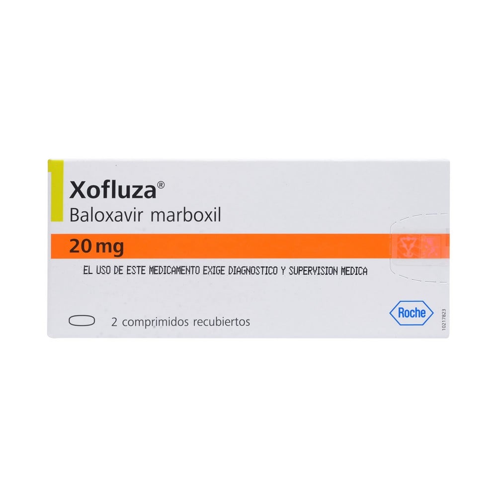 Xofluza Baloxavir Marboxil 20 mg 2 Comprimidos