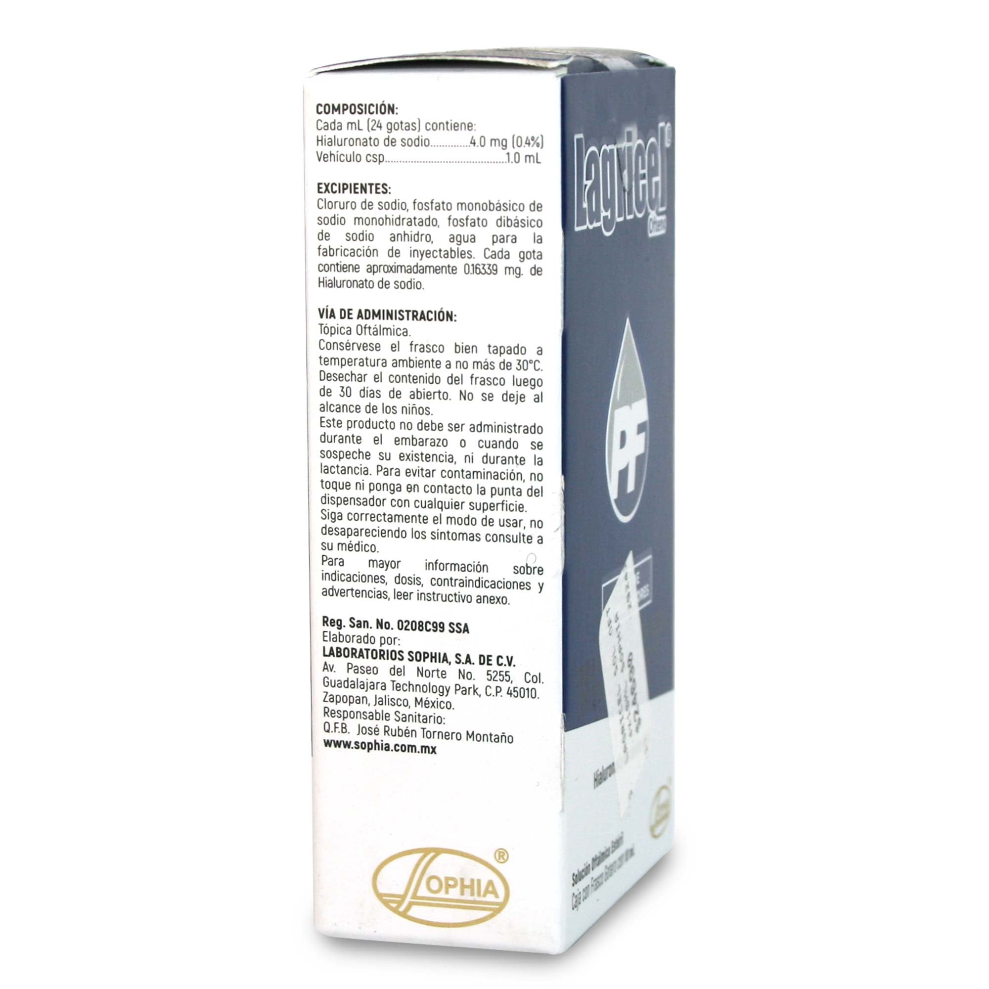 Lagricel Ofteno PF Hialuronato De Sodio 0,4% Solución Oftalmica 10 mL ...