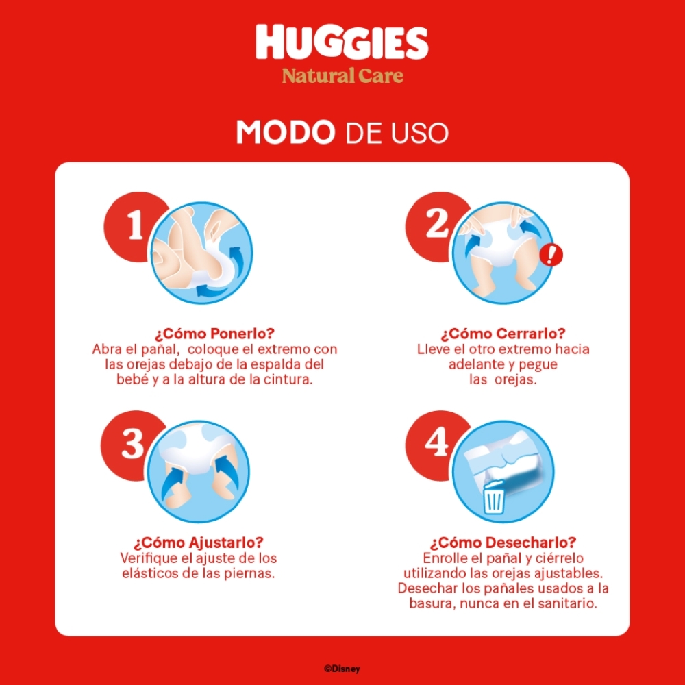 Pañales Huggies Natural Care XXG 52 Un | Cruz Verde